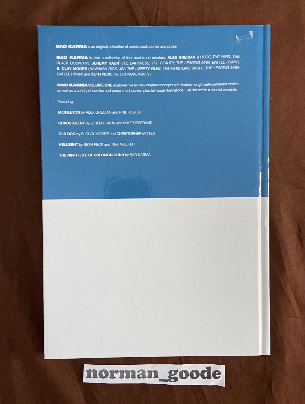 Bad Karma (Dynamite Entertainment 2015) for sale online | eBay