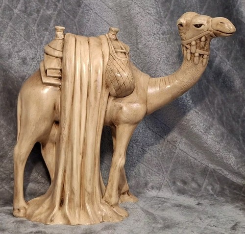 Vintage Nativity Camel Ceramic Figure Handpainted Christmas Stable ...