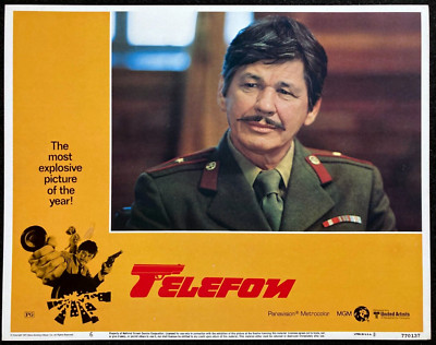 TELEFON Original Movie Lobby Card Poster Charles Bronson KGB Spy ...