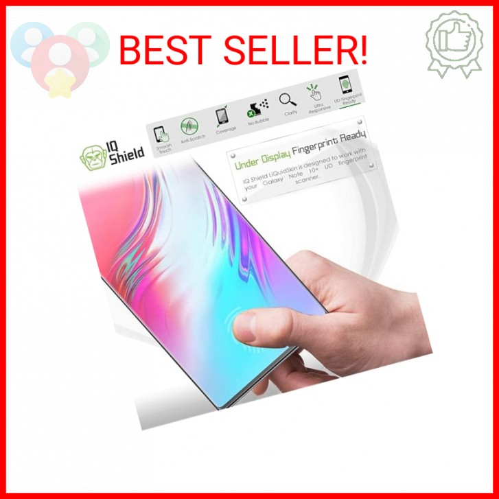 IQShield 2 Pack for Samsung Galaxy Note 10+ Plus/Note 10+ 5G, (6.8 inch ...