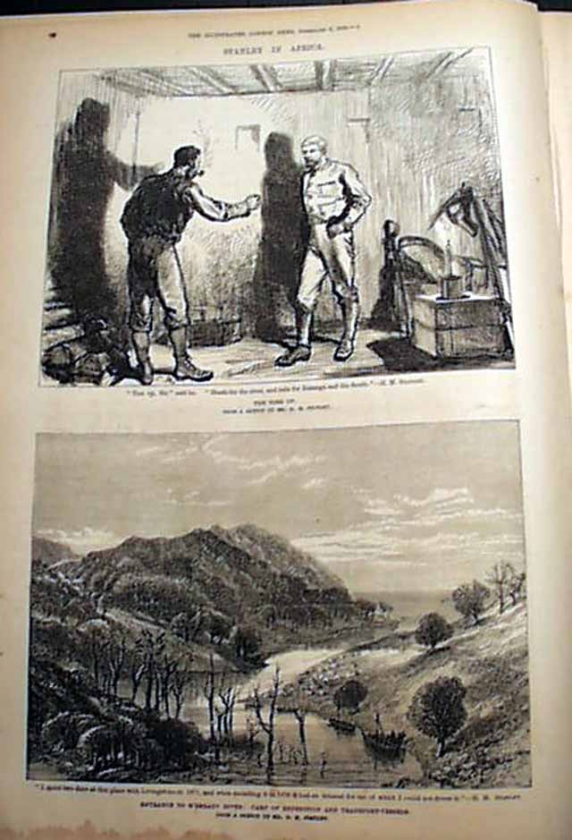DAVID LIVINGSTONE Henry Morton Stanley AFRICAN Exploration 1878 ...