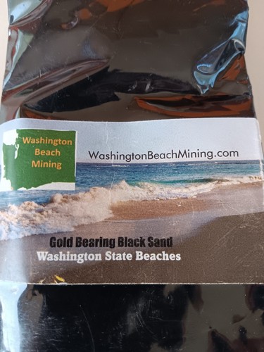 Washington Beach Black Sands w/Flour Gold | eBay