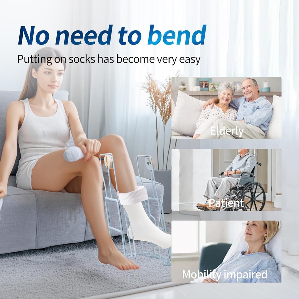 Stocking Donner Adaptive Dressing Aid Sock Assist Device with Foldable ...