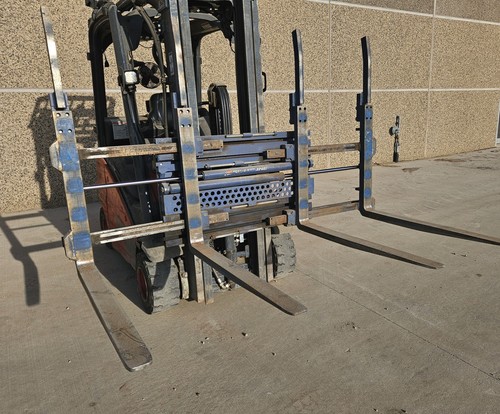 Rightline CL2 Double Pallet Handler Used Forklift Attachment 5000lb ...