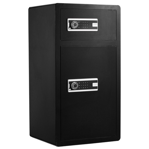 Double Door 7.2 cu.ft Safe Box with Key Lock Password Cabinet Black | eBay