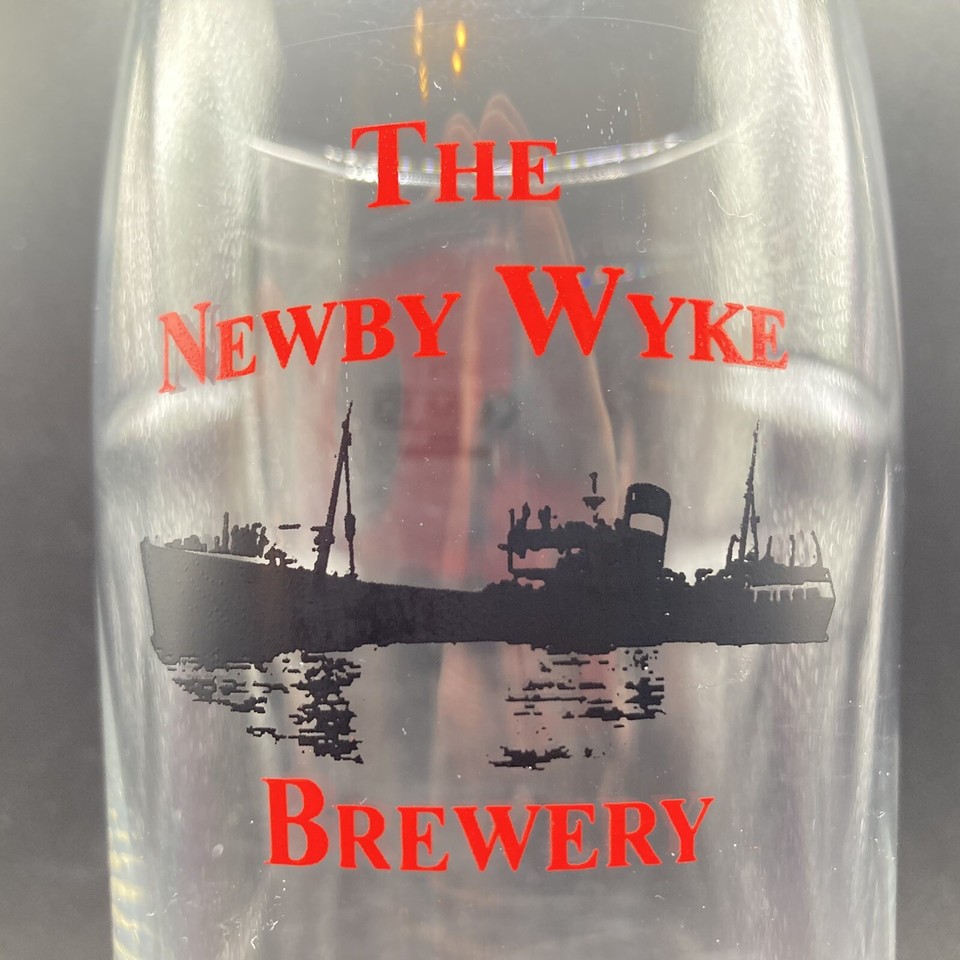 The Newby Wyke Brewery clear glass pint beer glass | eBay UK