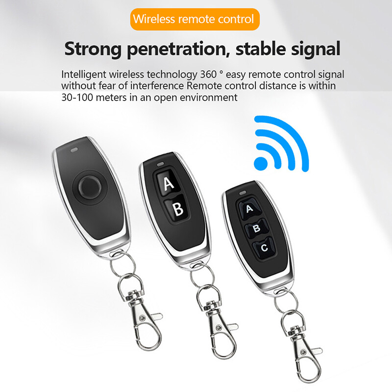 433 MHz Wireless Remote Control Learning Code Wireless Radio Frequency ...