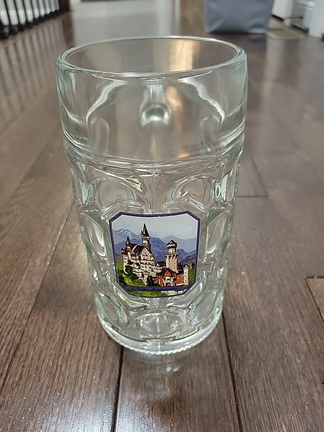 Neuschwanstein Dimpled Oktoberfest Glass Beer Mug 1 Liter | eBay