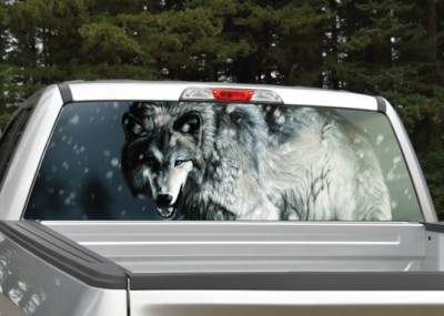 Wolf #4 Wolves Rear Window Decal Graphic for Truck SUV | eBay