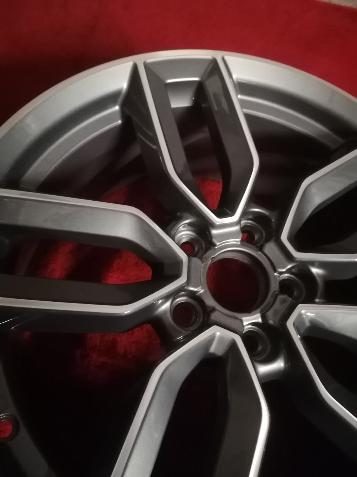 Audi S3 Alloy Wheel 8V0601025M 18 “ Unmarked 8v Genuine Diamond Cut ...