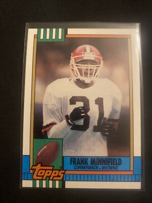 FRANK MINNIFIELD 1990 Topps Football #159 Cleveland Browns | eBay