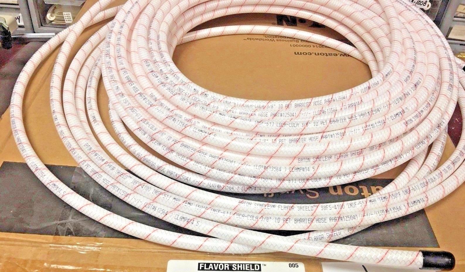 TUBING 1/4" I.D. x 7/16" O.D. COCA-COLA *RED-LINE 500' *FLAVOR SHIELD ...