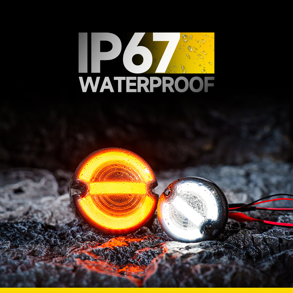 8PCS Smoked For Land Rover Defender 90 110 130 LED Turn Signal Stop ...