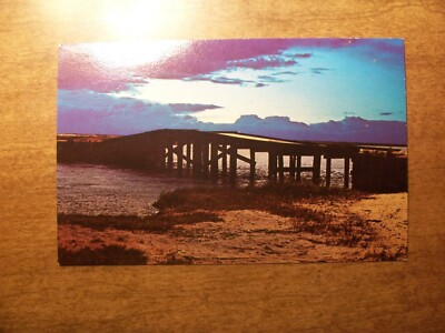 Vintage Postcard DYKE BRIDGE CHAPPAQUIDDICK ISLAND MARTHA'S VINEYARD ...