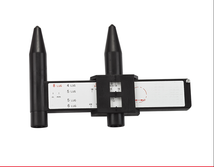 Precise Tire Bolts Wheel Rims Ruler Pattern Gauge PCD Measuring Tool 4 ...