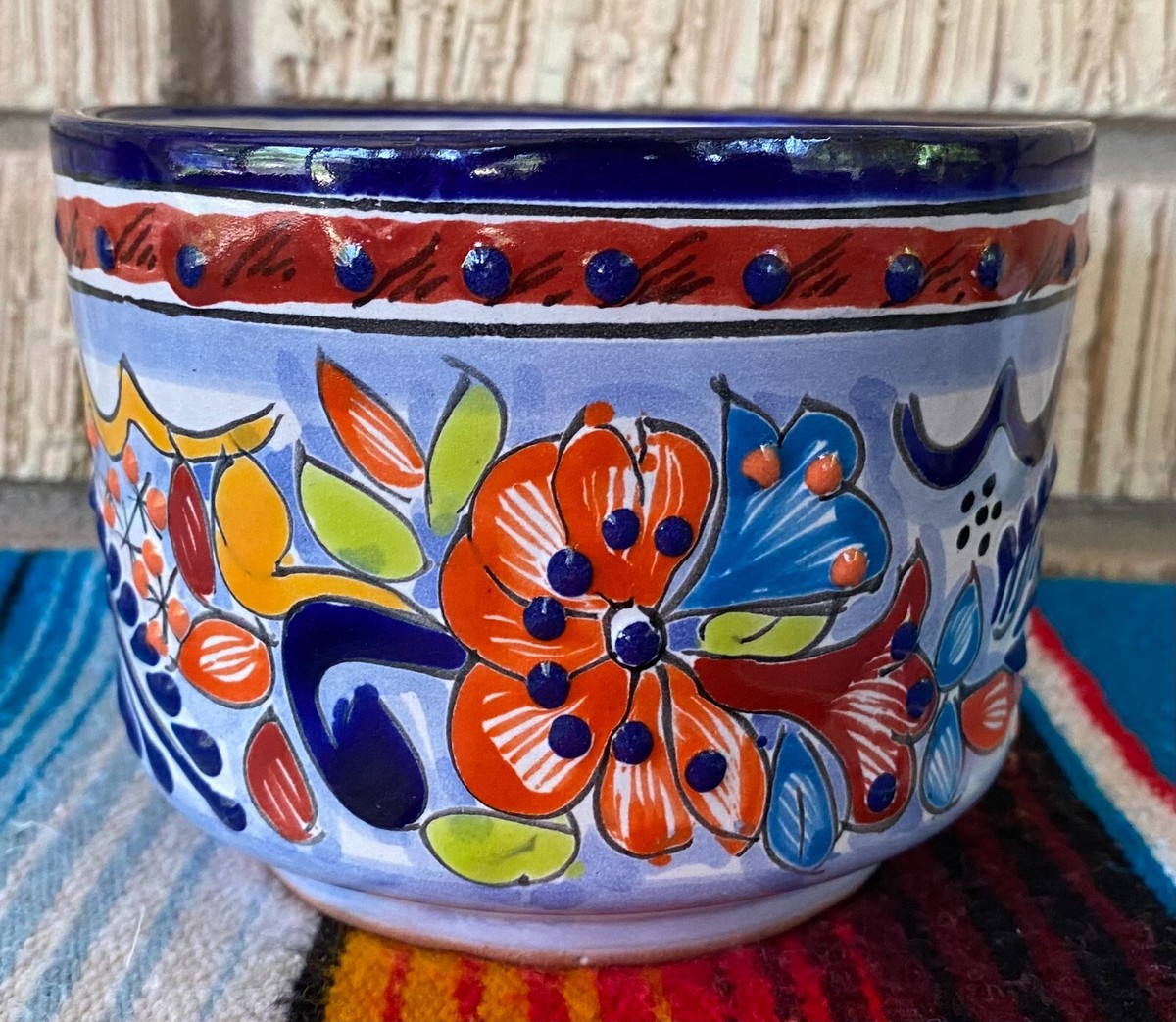 Authentic Mexican Pottery Traditional Mexican Red Chili Pepper