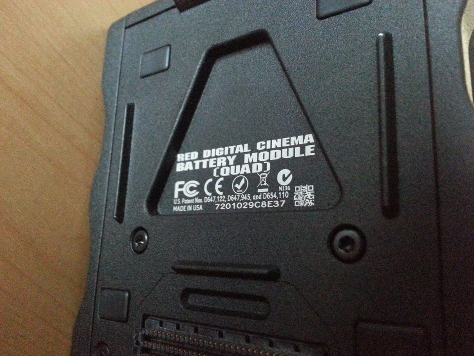 RED PRO BATTERY MODULE QUAD For Redvolt, Epic, Scarlet, MX, Dragon, XL ...