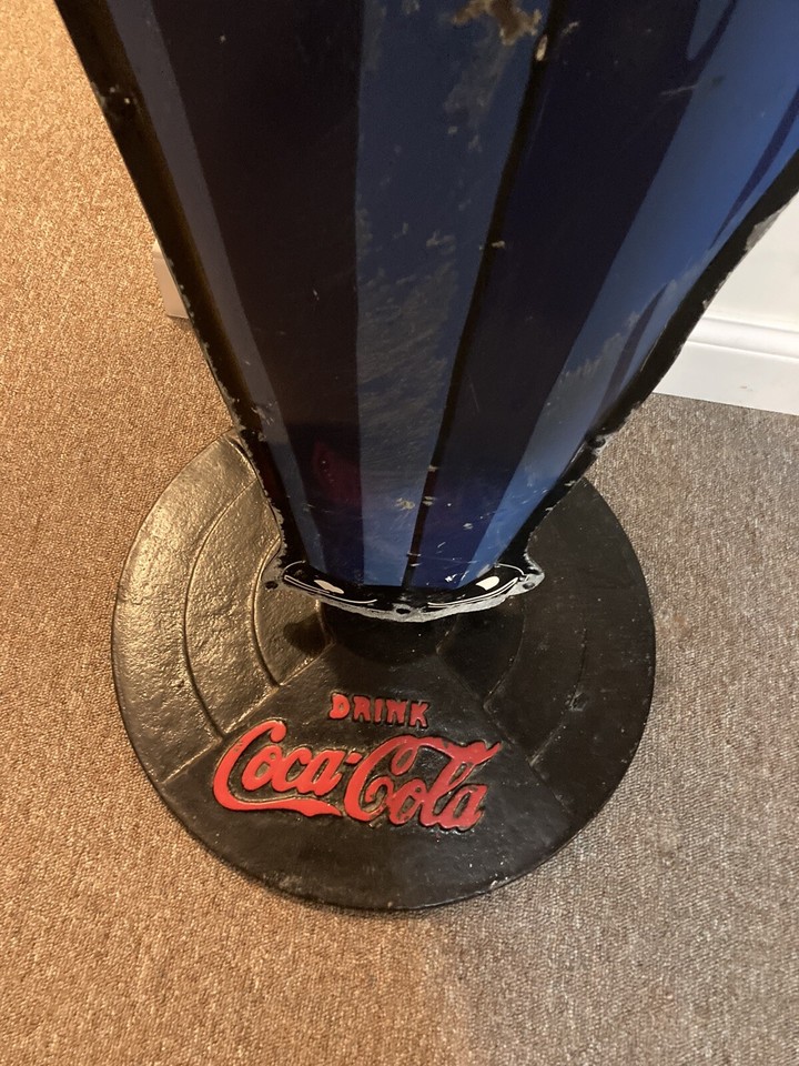 COCA COLA Double Sided School Crossing Guard Policeman SIgn Pick Up ...