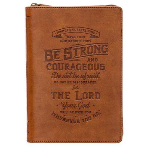 Journal+Classic+Zip+Be+Strong+%26+Courageous+Joshua+1%3A9+by+Christian ...