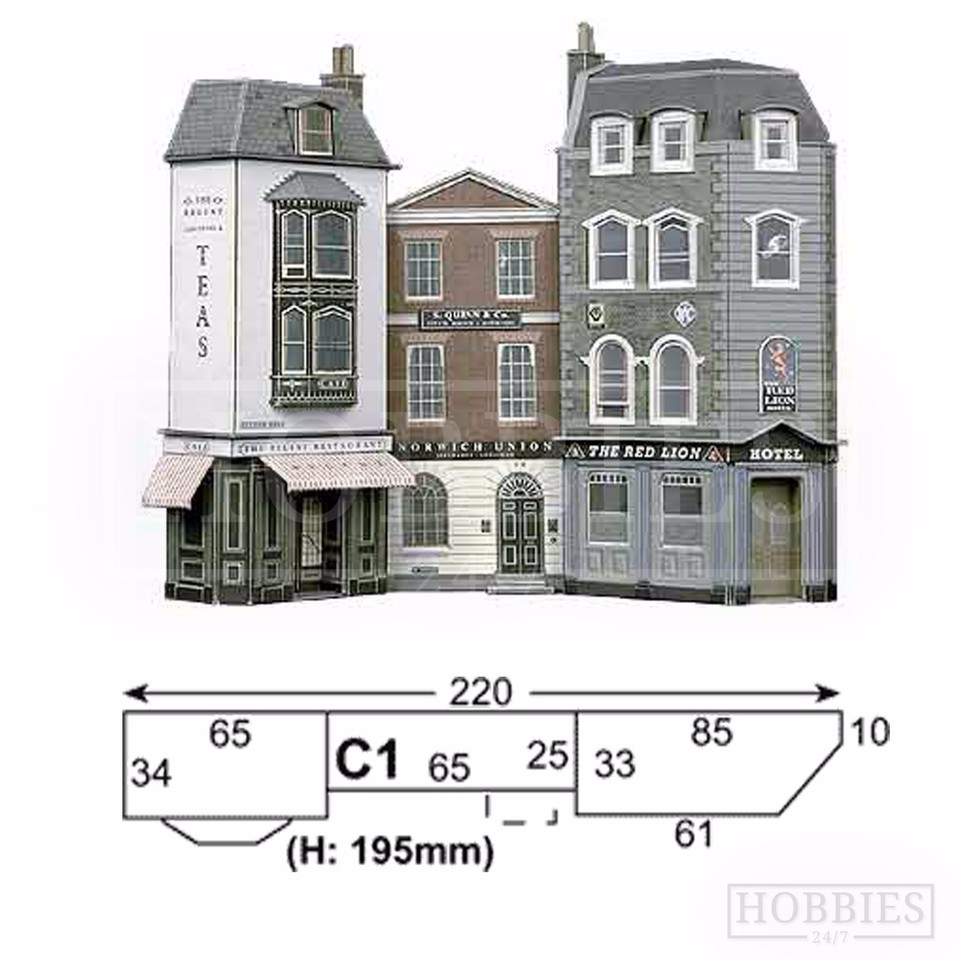 Superquick Model Building Card Kits 1:72 Scale OO HO Gauge Railways ...