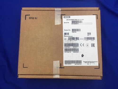 NOB P9M76A HPE QLE2742 SN1600Q 32GB DUAL PORT FIBRE CHANNEL HBA 868141 ...