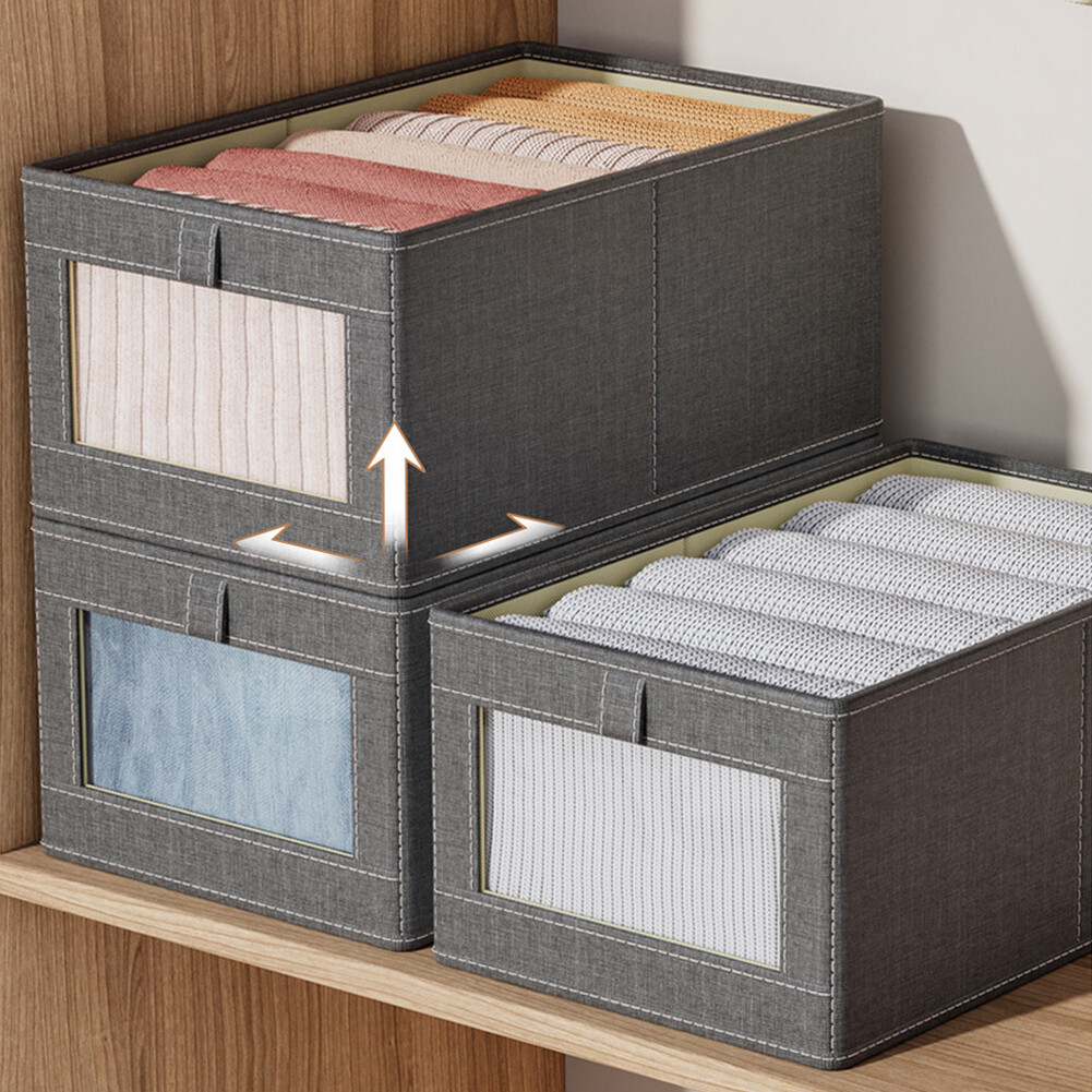 Closets Clothes Organizer Clear Window Jeans Clothes Separation Box for ...