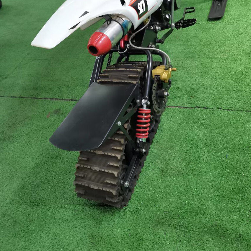 Sleigh Ski & Rear wheel rear tracks Snow Sand Snowmobile Track DIY Pit ...