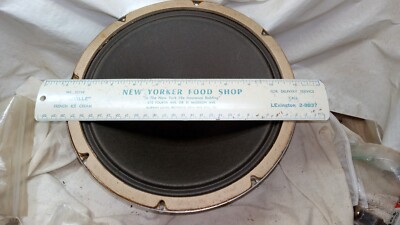 Vintage 10" RCA Victor Field Coil Speaker 3k ohms Field 4 ohms VC ...