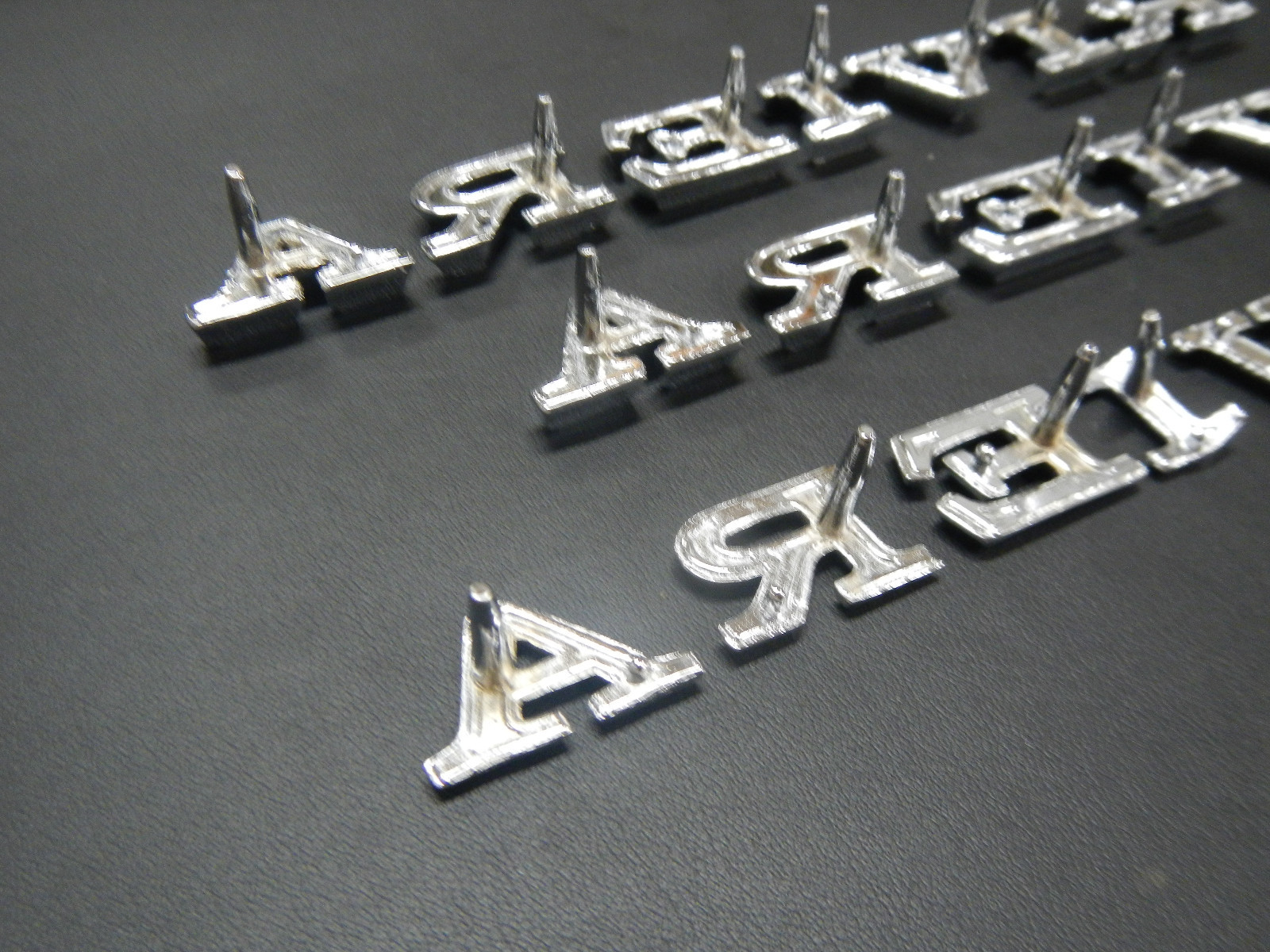 1968 1969 Buick Riviera Hood & Front Fender Letters Emblem Set Badge 68 ...