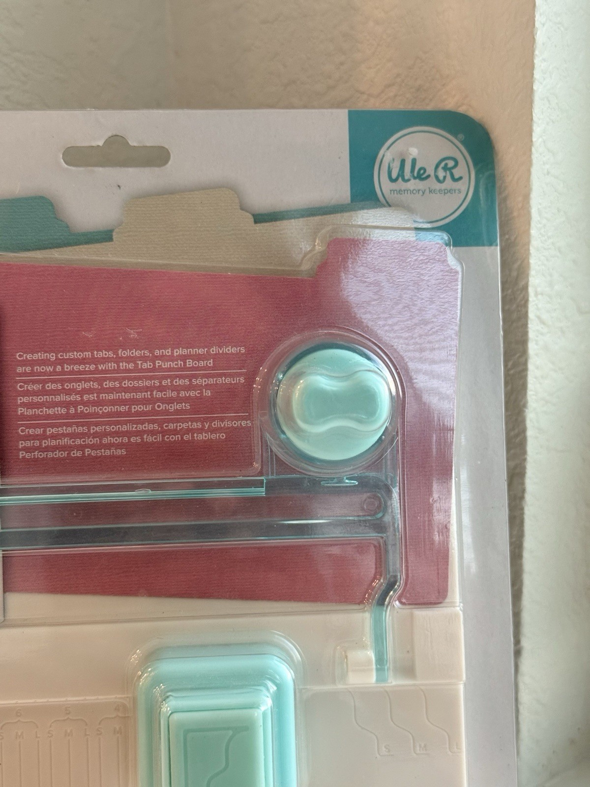 American Crafts We R Memory Keepers 663105 Tab Punch Board for sale ...