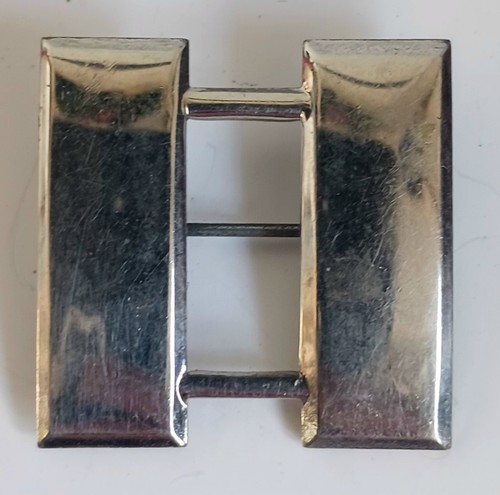 WW11 US Army Officer Captain Rank Insignia Pin Back Sterling Silver 6.4 ...