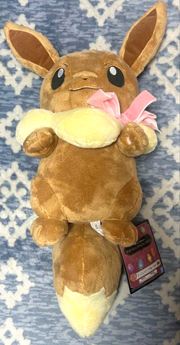 Pokemon EIEVUI & CRYSTAL DROPS Cuddle Eevee Plush Toy Ichiban Kuji B ...