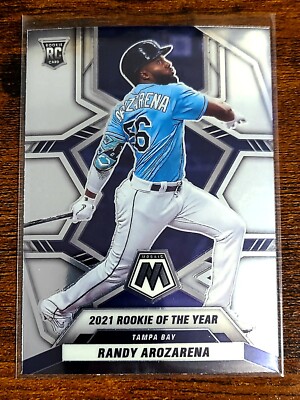 2022 Panini Mosaic Baseball Randy Arozarena Rookie Of The Year RC #284 ...