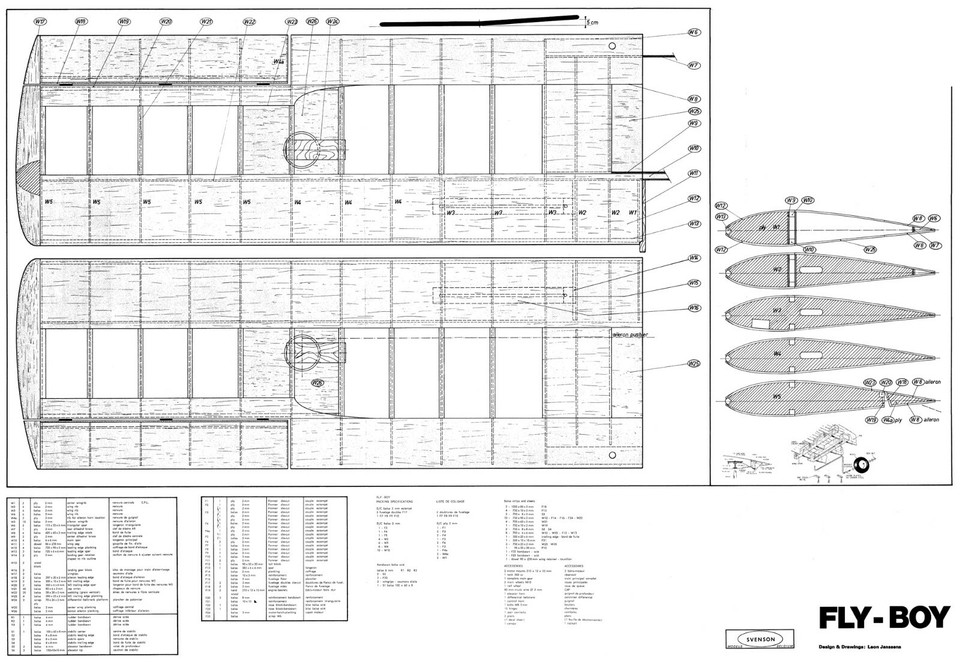 SVENSON FLY BOY PLANS R/C SPORT MODEL | eBay
