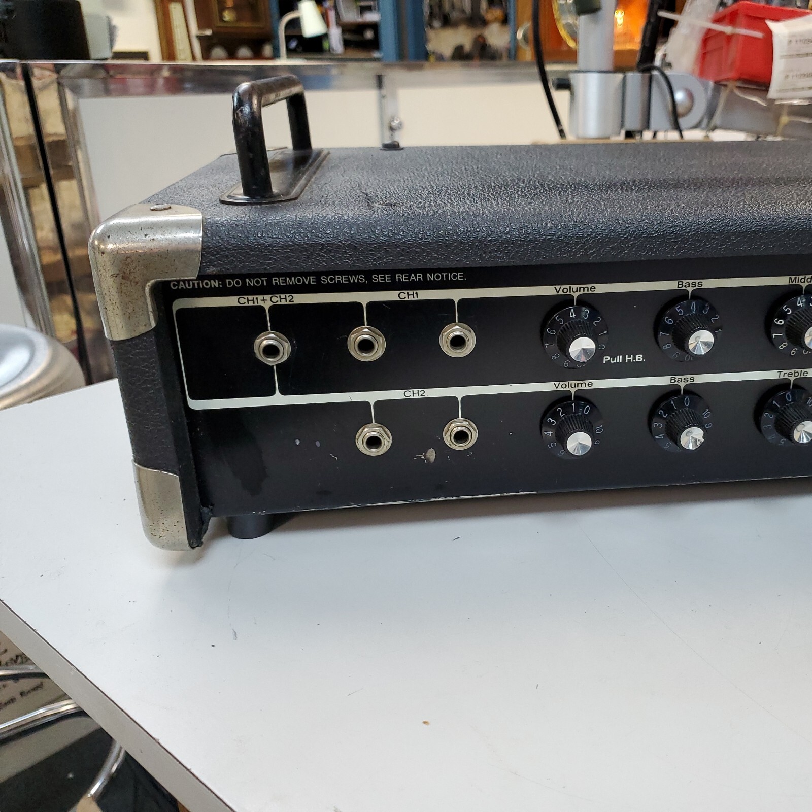 OLD VINTAGE UNIVOX BASS GUITAR AMP HEAD AMPLIFIER U200B U200 B MOBILE ...