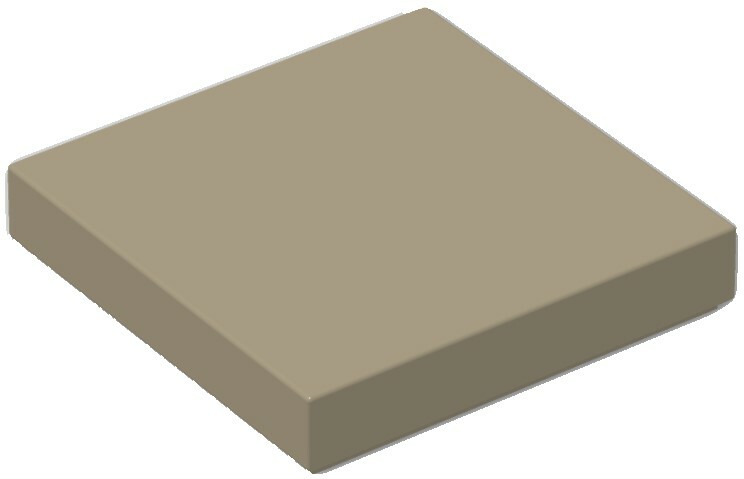 ☀️50x NEW LEGO DARK TAN 2x2 Flat Tiles #3068 Sand Building parts pieces ...