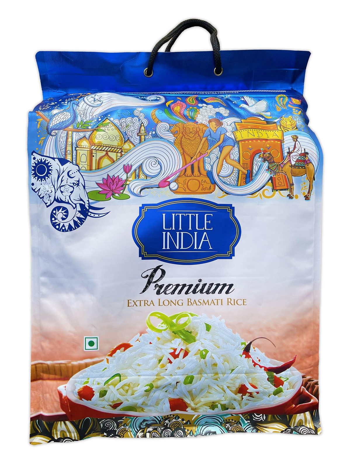 Little India Extra Long Grain Basmati Rice 10kg / Delicious & Extra ...