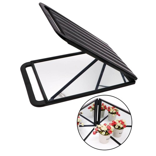 Foldable Double Sided Rectangle Shaped Mirror, Provides A Wide-Angle ...