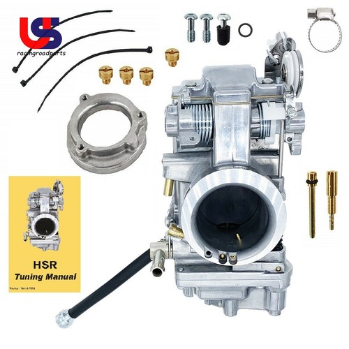 Carburetor For Mikuni HSR45 45mm Harley EVO Twin Cam With Choke Cable ...