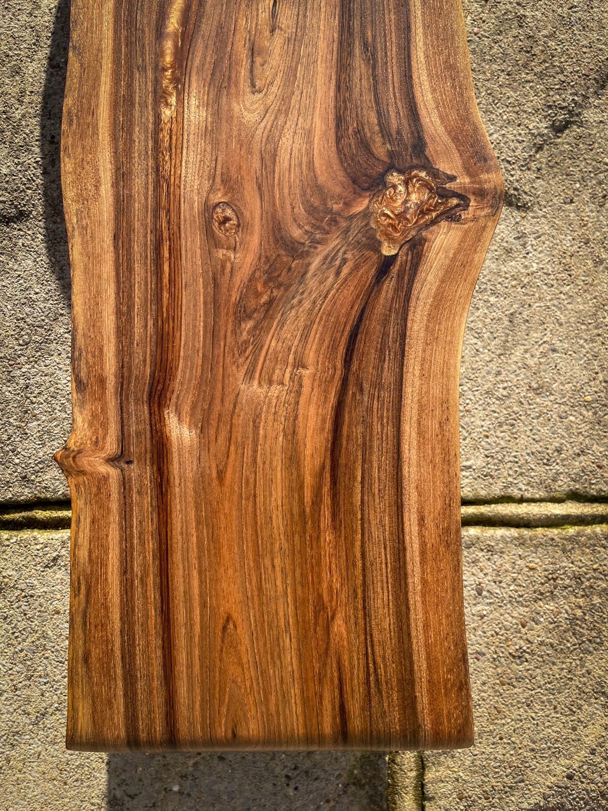 Extra Large Walnut Wood Food Serving Board/Charcuterie Board / Walnut ...