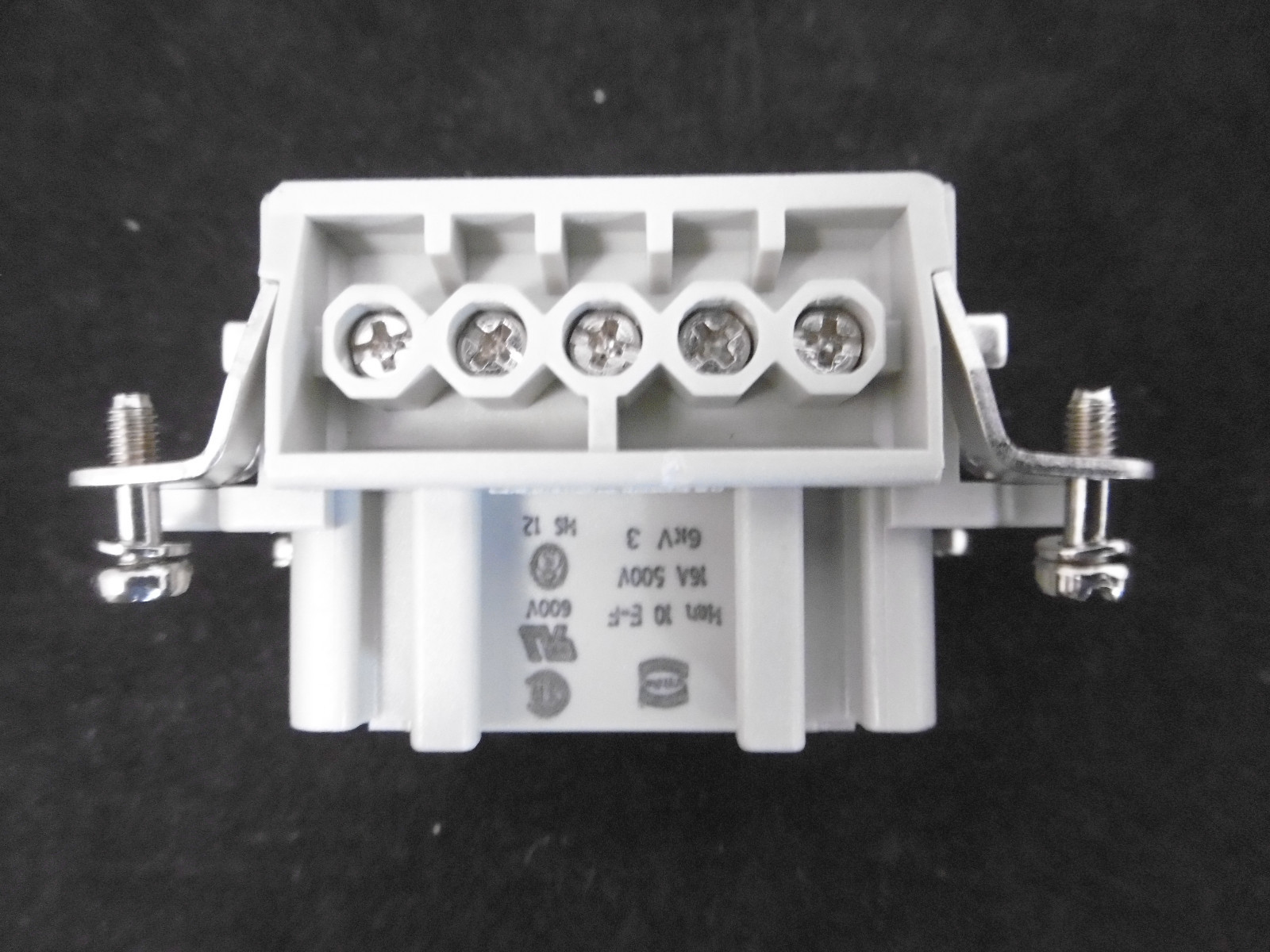 HARTING HAN 10 E-BU-S / Steckereinsatz 10-polig /16 A/500 V 09330102701 ...