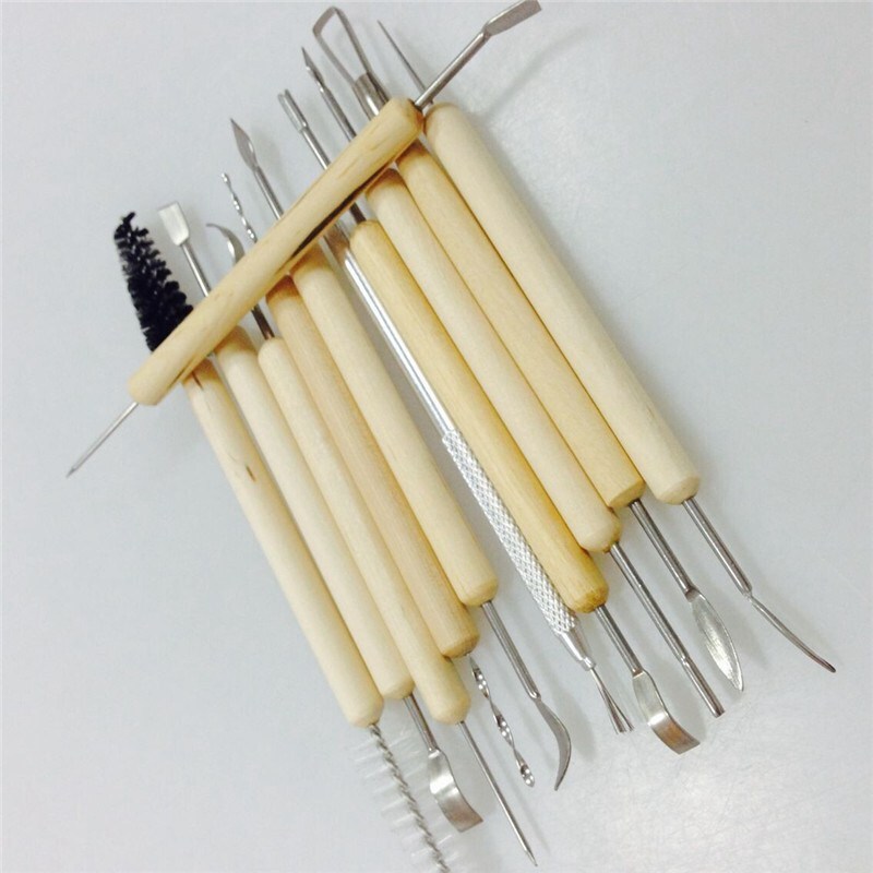 11pcs Clay Sculpting Kit Sculpt Smoothing Wax Ceramic Pottery Carving ...
