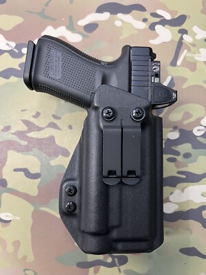 Black Kydex IWB Holster for Glock 23 Olight PL-3 Valkyrie | eBay