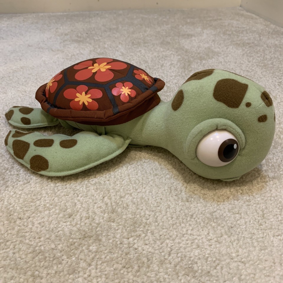 Disney Finding Nemo Surfing Talking Squirt Baby Turtle Plush Toy ...
