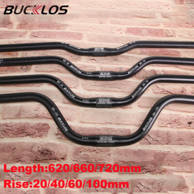 BUCKLOS 25.4mm Handlebar 620/660/720mm Aluminum MTB DH 40/60/100mm ...