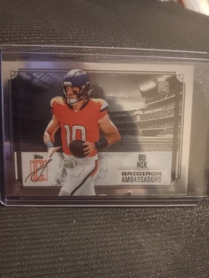 2024 Topps Signature Class - Gridiron Ambassadors Bo Nix #GA-4 (RC) | eBay