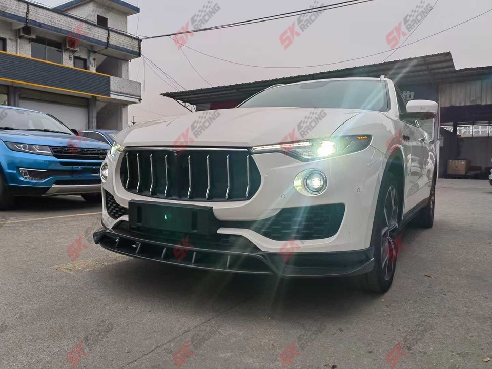 For Maserati Levante 2022-2024 Real Carbon Fiber Front Rear Bumper Lip ...