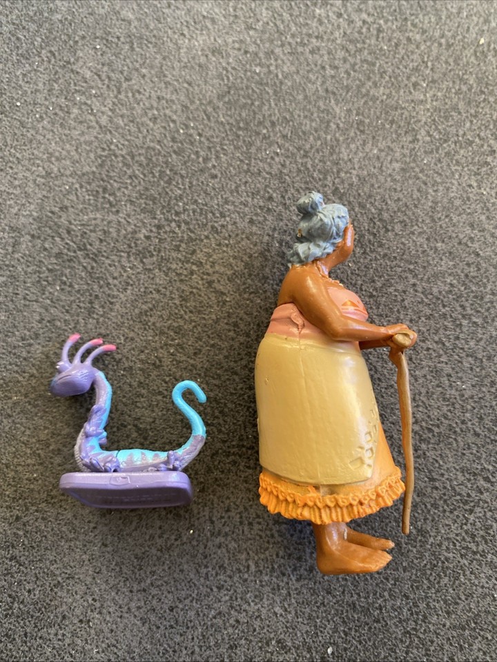 Grandma From Moana Disney and Little Blue and Purple Lizard | eBay
