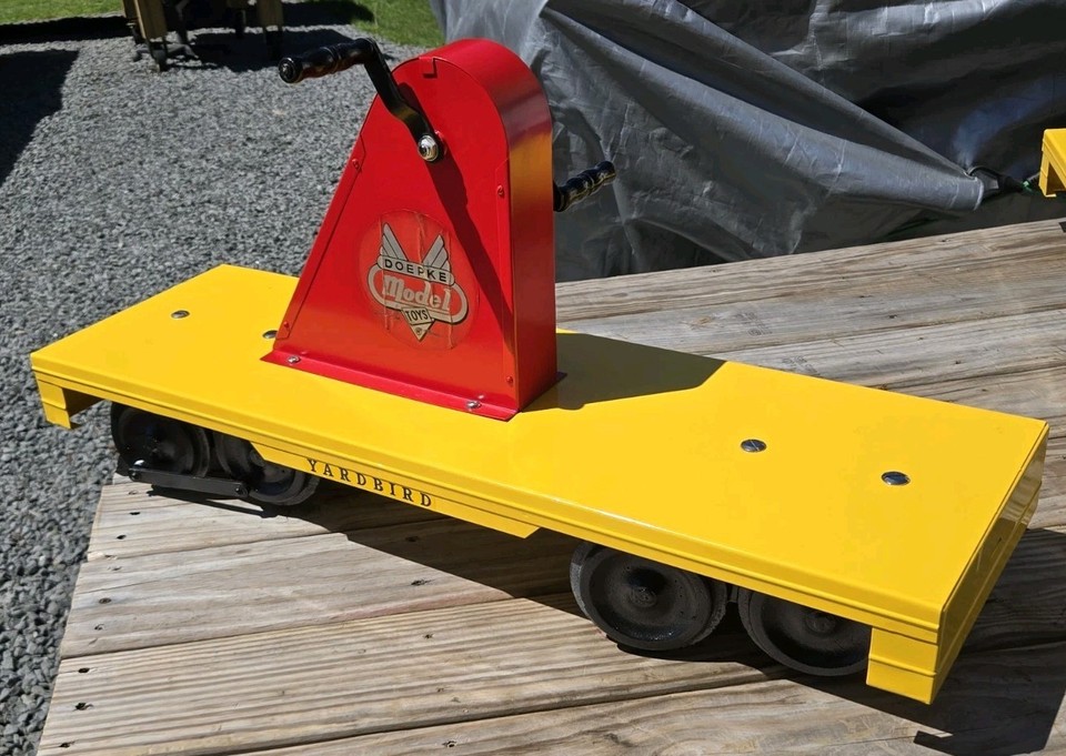 1950s Doepke Yardbird Hand Car Outside Train Railroad 7.5 Inch Toy | eBay