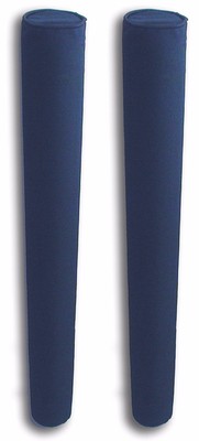 36" Navy Trailer Guide Post Cover Pads 2 3/8" ID Foam - UV Fade Proof ...